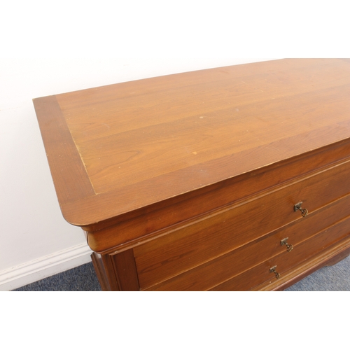 A 'Grange' cherrywood four-drawer chest - in the 19th century French ...
