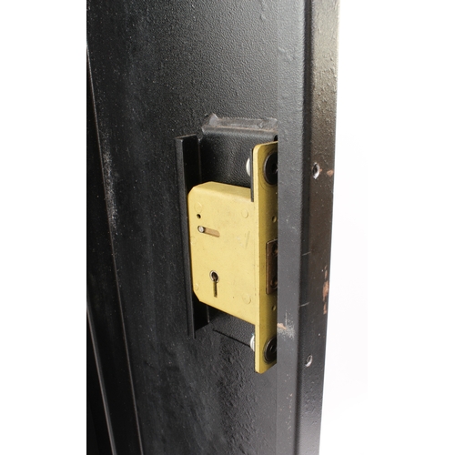 A four-gun security cabinet - M. Gear Engineering, twin locks, wooden ...