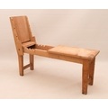 A beech wood artist's 'donkey' bench easel - LWH 101 x 29.5 x 43 cm ...