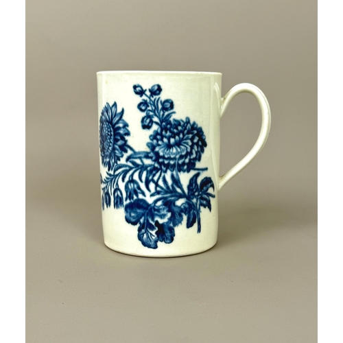 A first period Worcester porcelain large mug - in the 'Natural Sprays ...