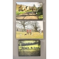 Betty Stocker (British, contemporary) - three fox hunting photographic ...