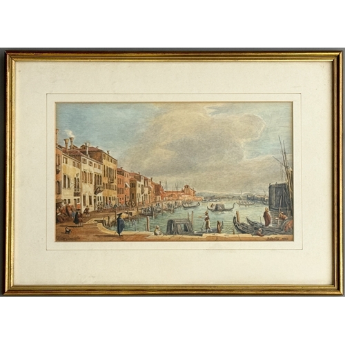 J. Anstey (British, 20th century) after Canaletto Venice watercolour ...