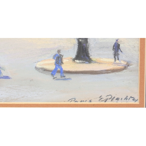 Erna Plachte (German, 1893-1986) 'Paris' pastel, signed and inscribed ...