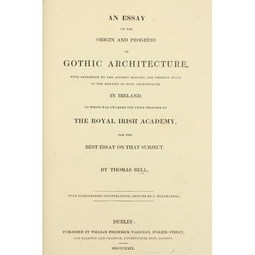 Bell (Thomas) An Essay on the Origin and Progress of Gothic ...