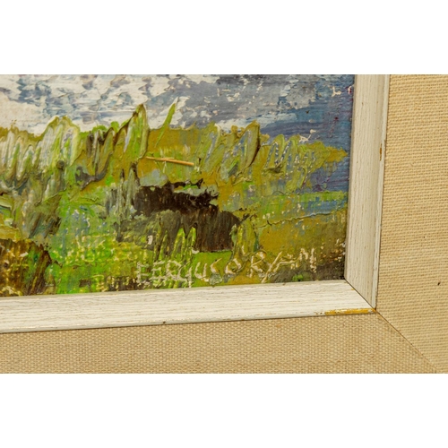 Fergus O’Ryan, R.H.A., (1910-1989) “Glendalough”, O.O.B., approx. 36 x ...