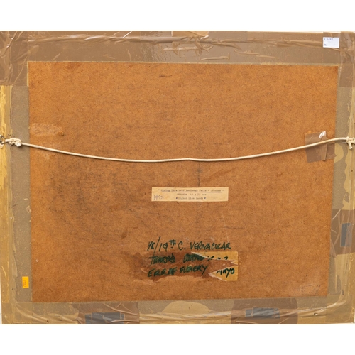 Lisa Ruddy, 20th Century Irish School"Spring Thaw over Aasleagh Falls ...