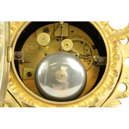 An elegant 19th Century French Clock, by Roblin of Paris, the overall ...
