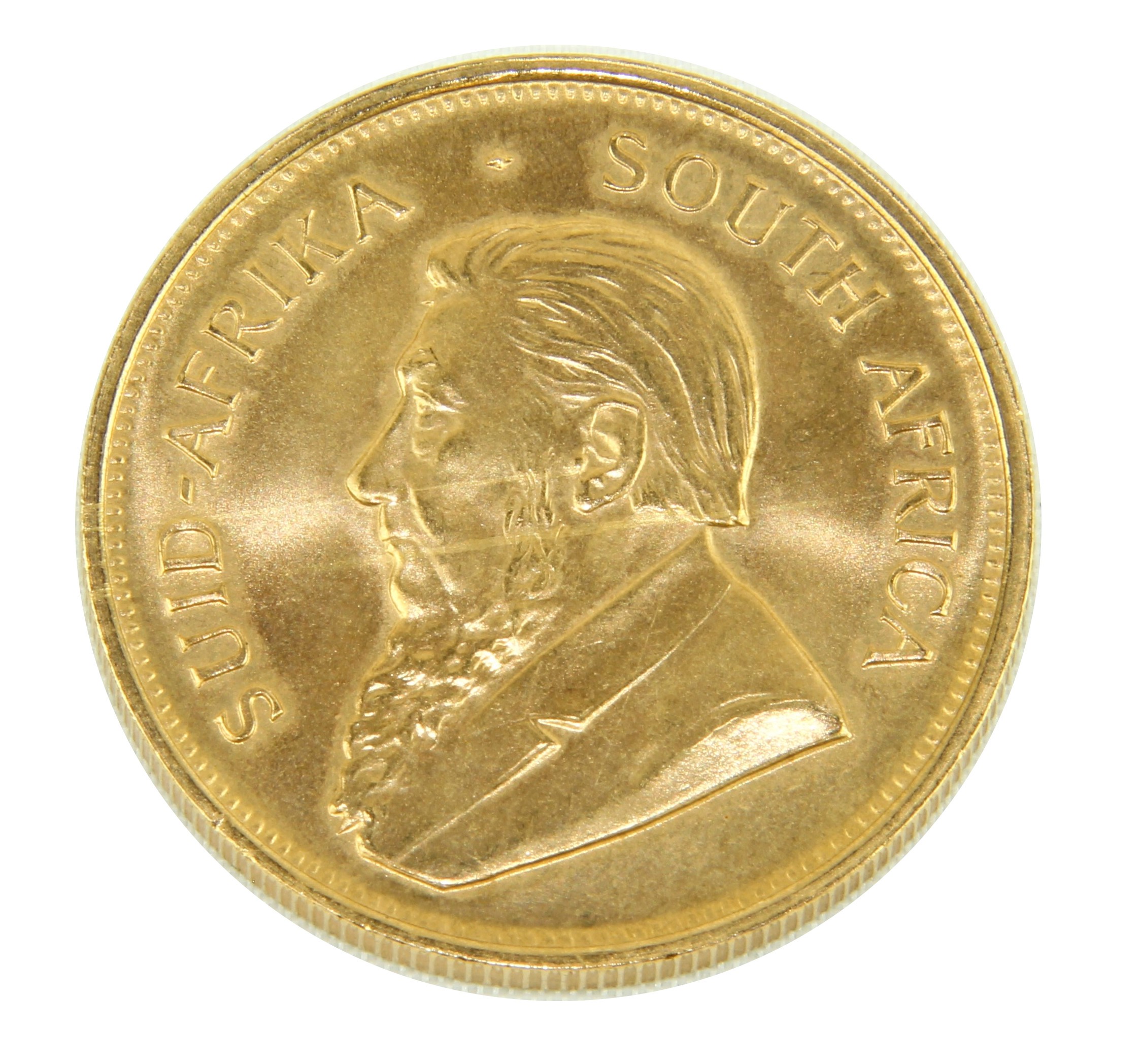 A 1975 Krugerrand Gold Coin, Fyngoud 1oz fine gold. (1)