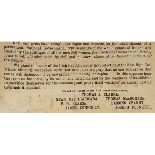 The Corner-stone Document of Irish Freedom1916 PROCLAMATION OF THE ...