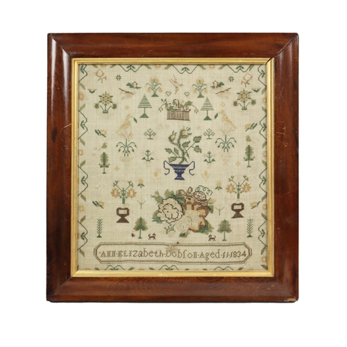 A rare 18th Century Needlework Sampler, by Hannah Ridgway, 1785, in ...