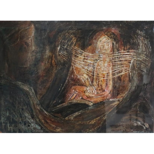 Anne Yeats 1919-2001 The Twisting Road Oil, h. 56 cms, w. 76 cms Signed ...