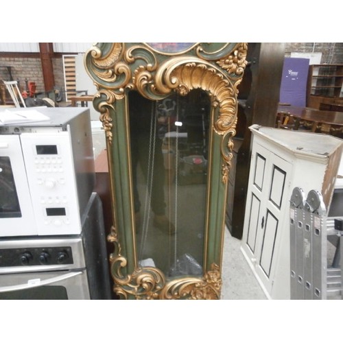 1970's continental style reproduction HERTZ grandfather clock with ...