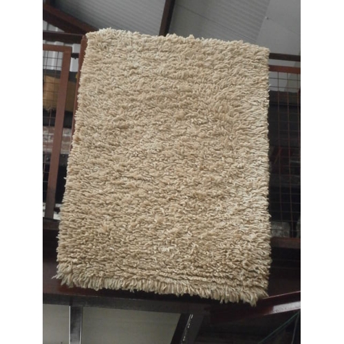 Old shaggy rug