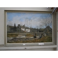 Oil on board painting signed Hobson
