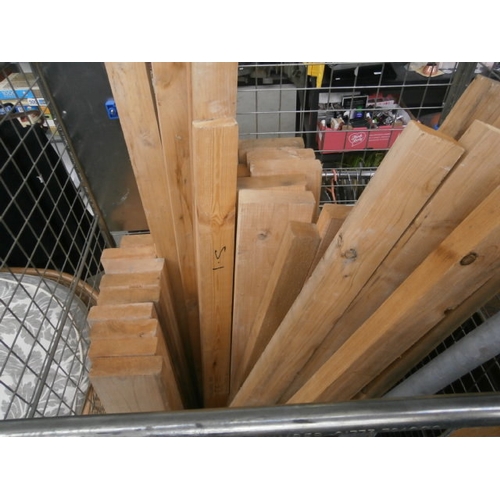 A cage of timber lengths - cage not included