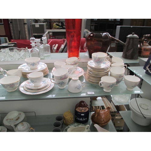 66 pieces of Colclough china