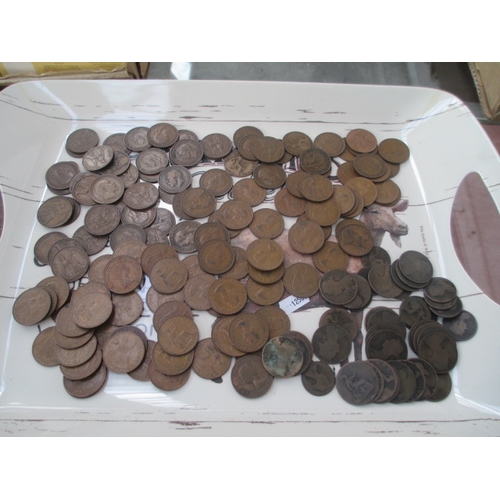 Collection of old pennies