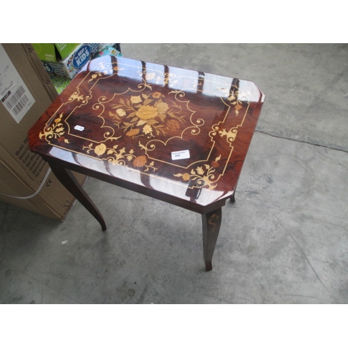 Decorative musical table