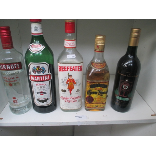 5 part bottles of alcohol