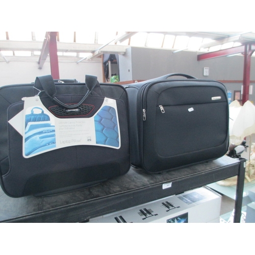 Two Samsonite protective cases