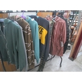 Nine assorted clothing garments