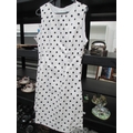 Five new spotted dresses, assorted sizes