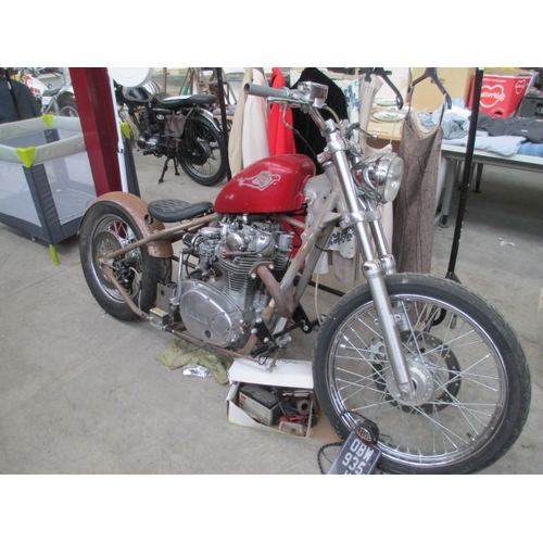 1981 Yamaha XS650 full engine rebuild new Harley Davidson front end ...