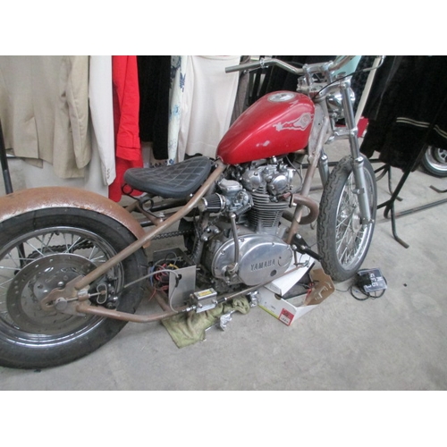 1981 Yamaha XS650 full engine rebuild new Harley Davidson front end ...