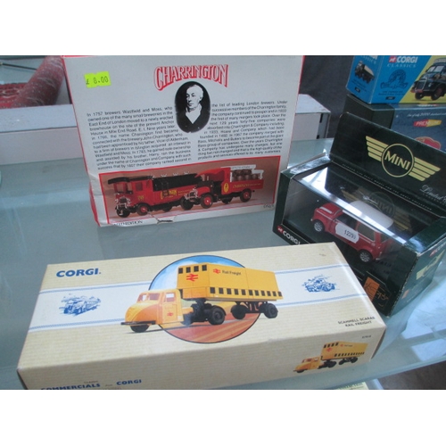 Three assorted boxed Corgi models