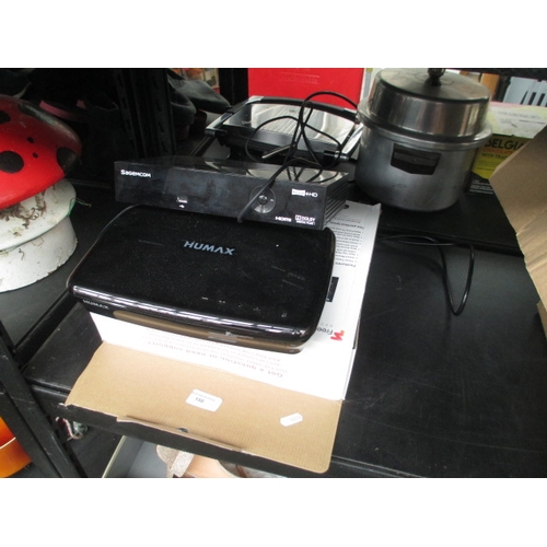 Humax and Sagemcom set top boxes