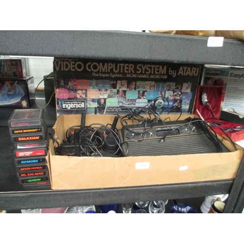 Atari video computer system with six controllers and ten games