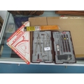 Lot inc compass sets, set square, etc