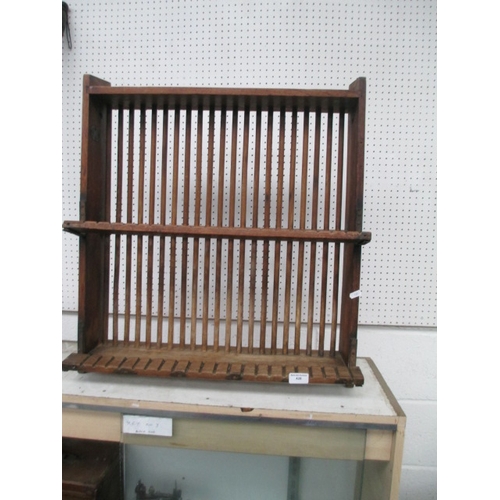 Vintage wooden display rack