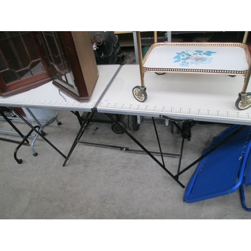 A large folding pasting/work table