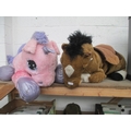 Two large soft toys