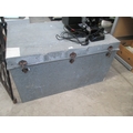 Large galvanised storage box