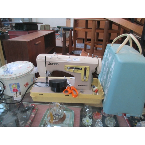 Jones automatic sewing machine with sewing accessories