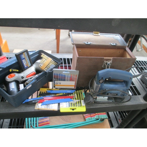 Two tool boxes and contents