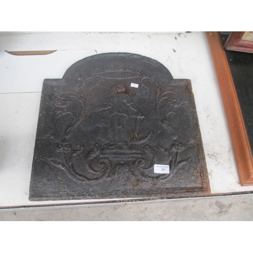 Heavy Cast iron plaque