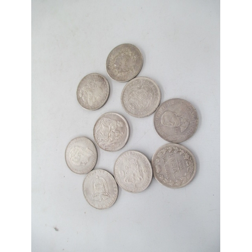 Nine old coins, not genuine
