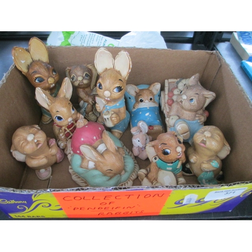 Ten Pendelfin figurines