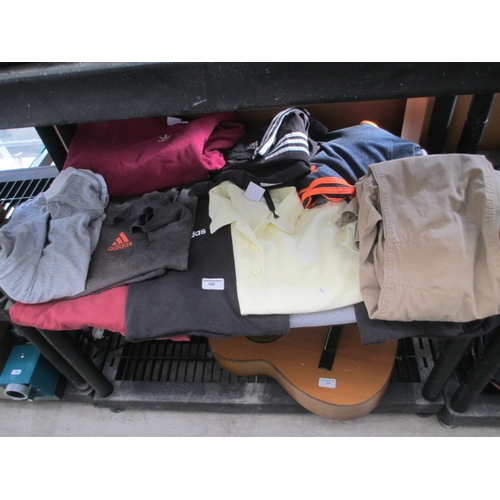 Collection of branded clothing
