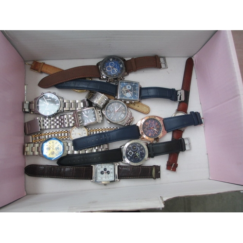 Box of assorted watches
