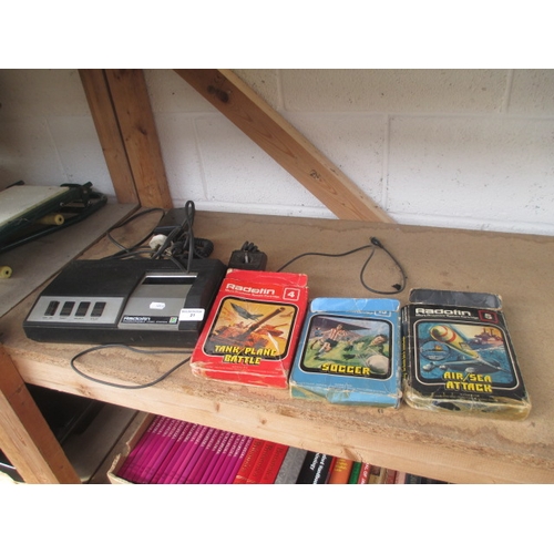 Radotin Programmable Video System and 3 games