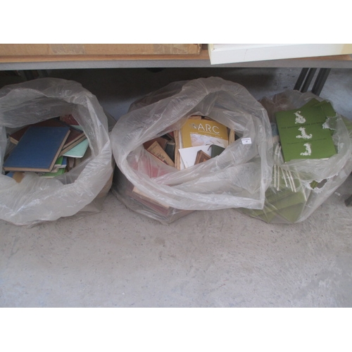 3 bags full of vintage books