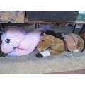 2 large soft toys