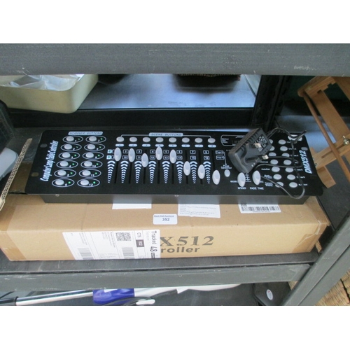 Computer lamp table controller DMX512