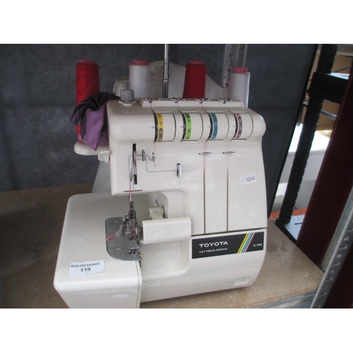 Toyota 3 & 4 thread overlocker, no power lead