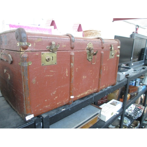 Large travel trunk