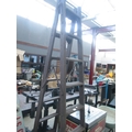 Tall painted wooden ladders